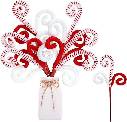 Amazon.com: Sggvecsy 6 Pcs Christmas Tree Decoration Woolen Bells Candy ...