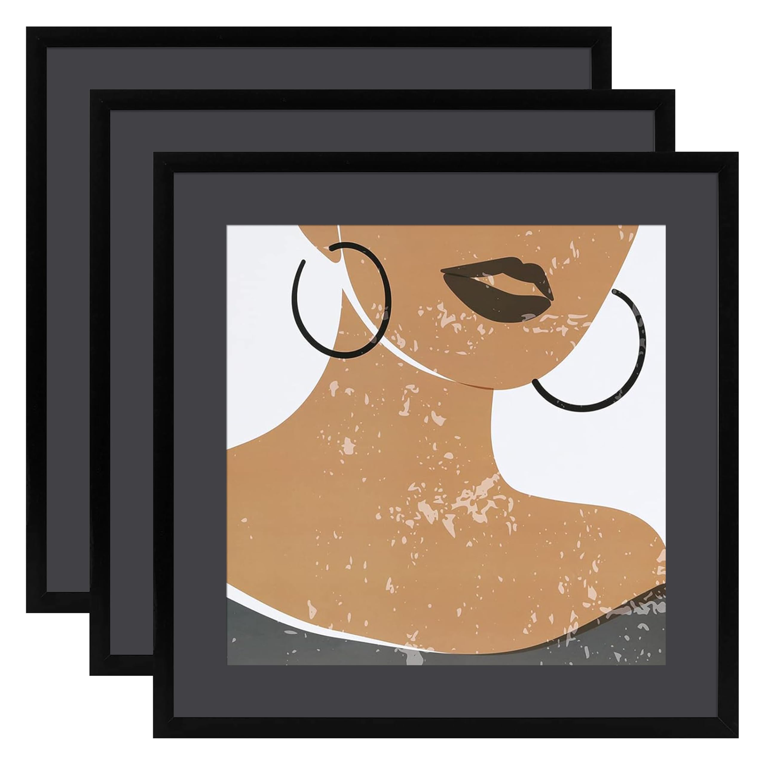 Amazon.com: ELSKER&HOME 20x20 Picture Frame Black Set of 3, 20x20 ...