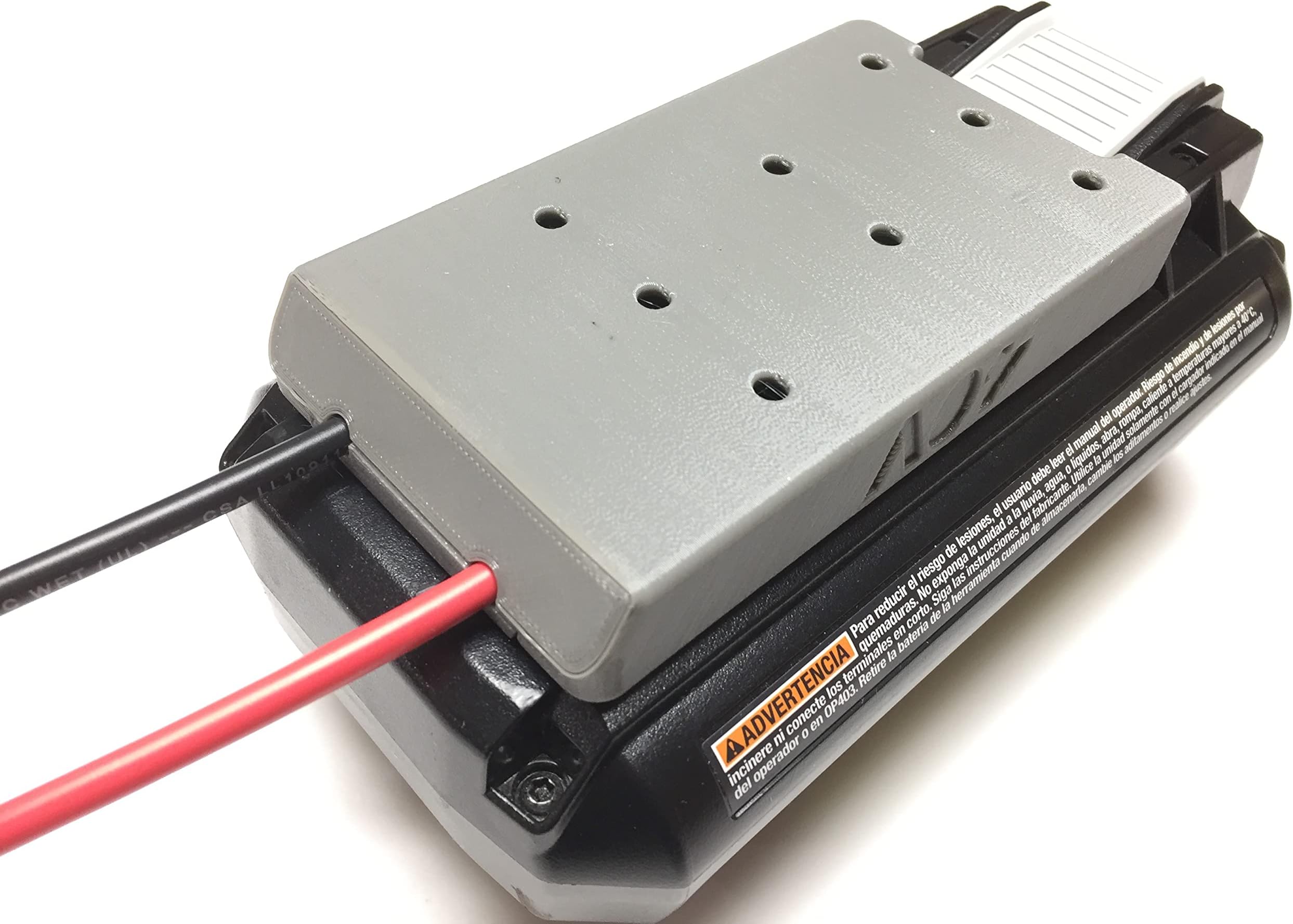 Amazon.com: Grey 10 AWG Adapter for Ryobi 40V Battery Batteries Gauge ...