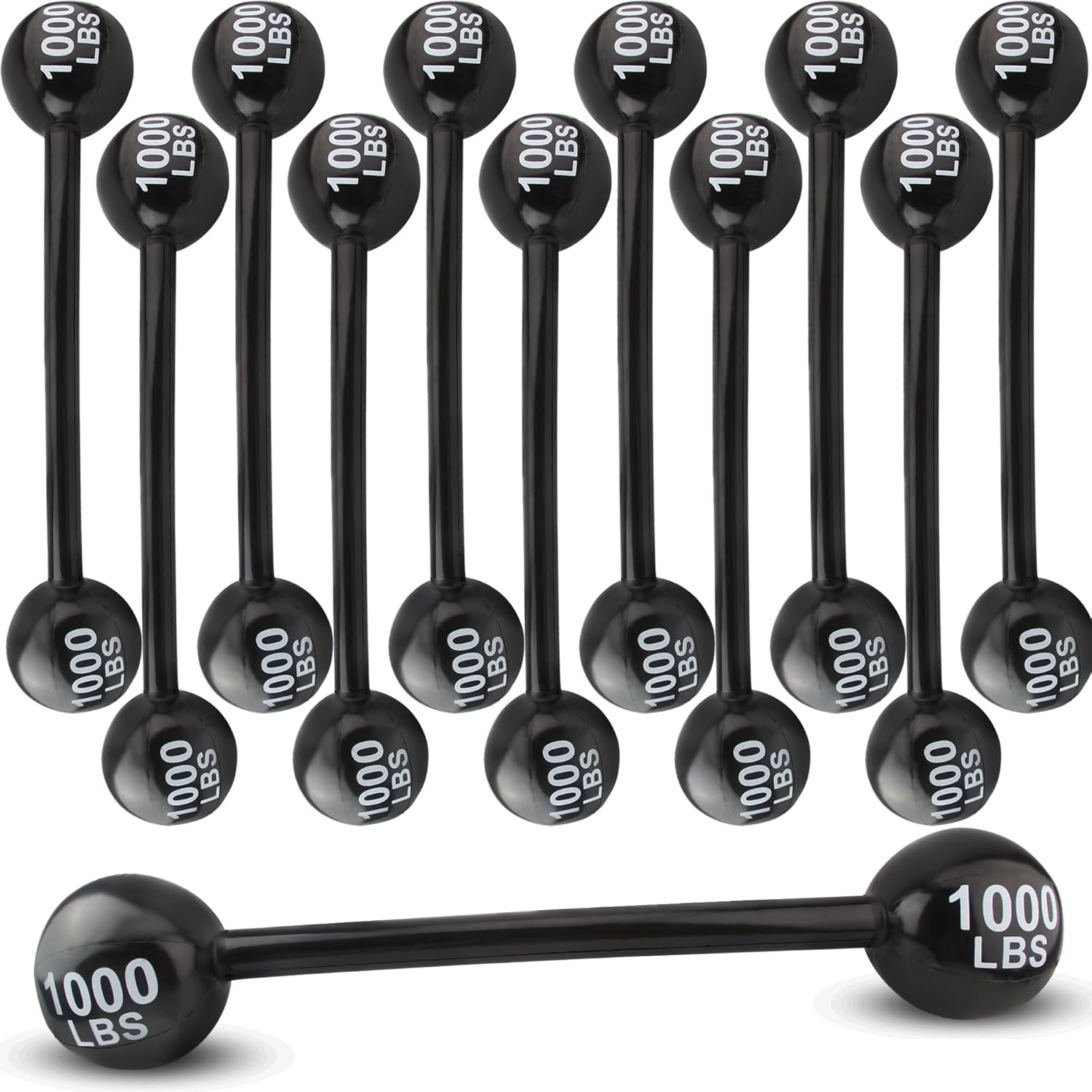 Amazon.com: 6 Pcs 47 Inch Inflatable Dumbbell Barbell,Funny Carnival ...