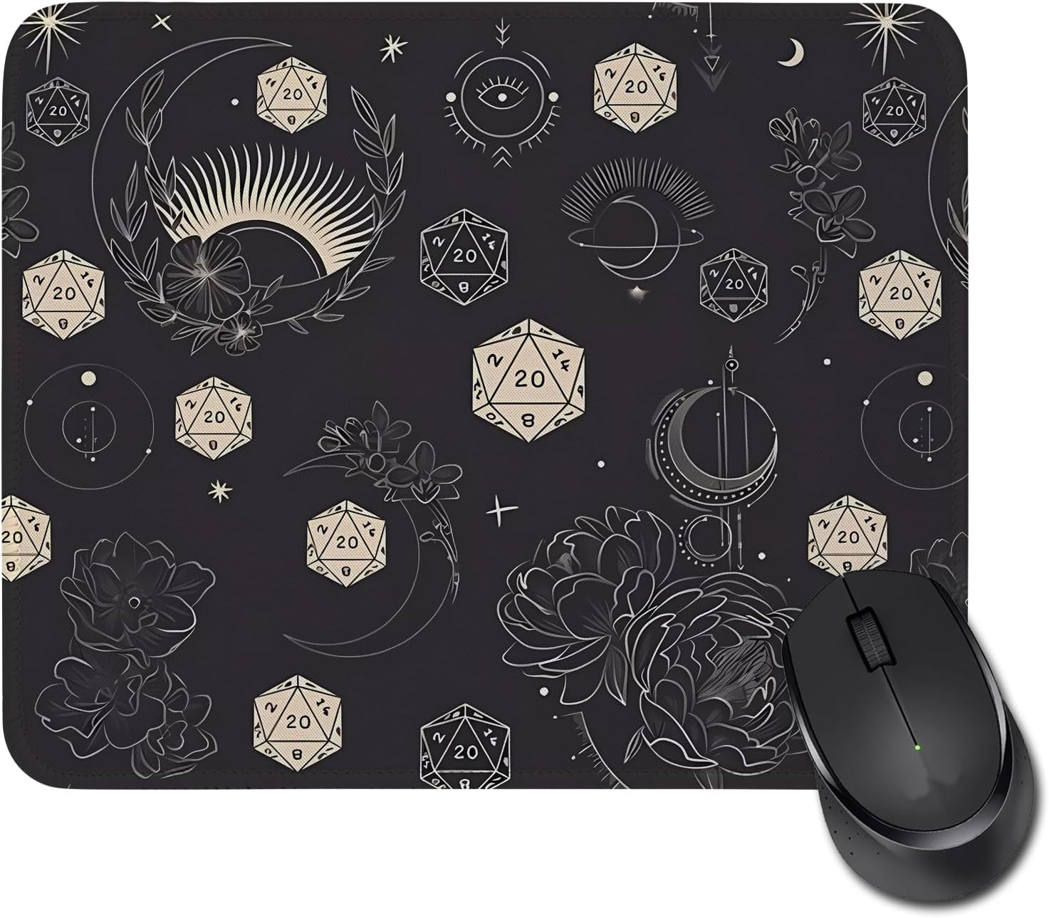 Amazon.com : Choose Your Weapon Dungeon RPG Dice Low Profile Thin Mouse ...