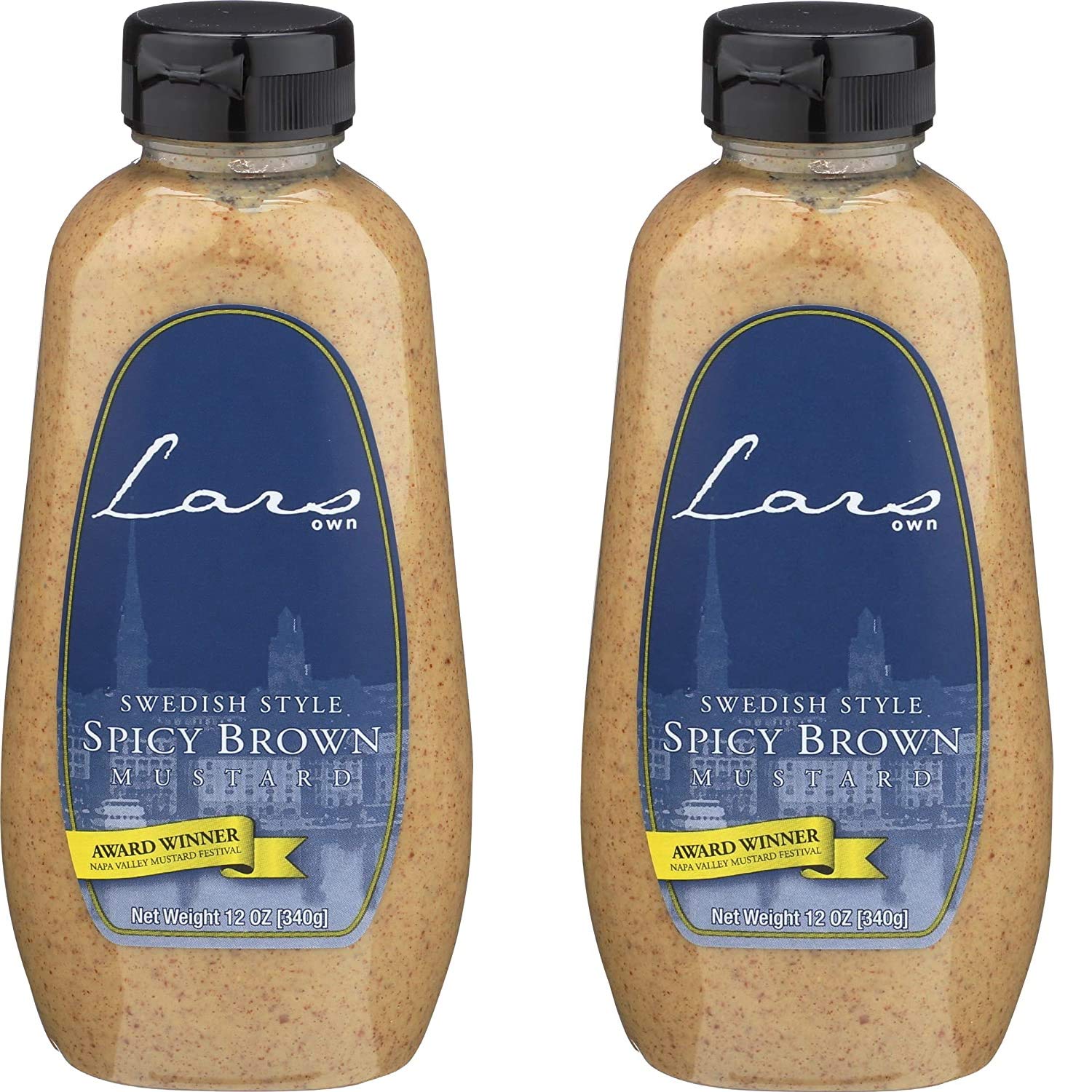 Amazon.com : Lars Own Spicy Brown Mustard 2-Pack : Grocery & Gourmet Food