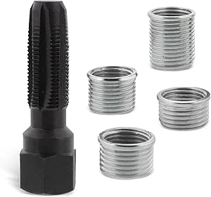 Amazon.com: ABN Spark Plug Thread Repair Kit, 14mm Reamer Cylinder ...