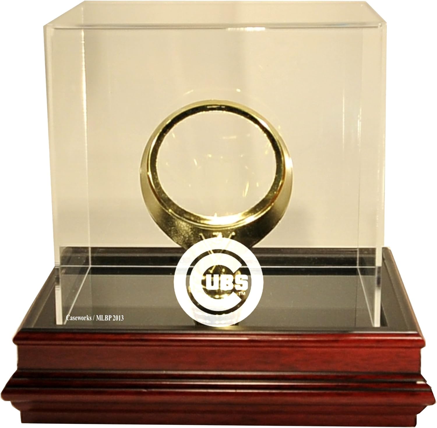 Amazon.com : MLB Chicago Cubs Boardroom Base Single Baseball Display ...