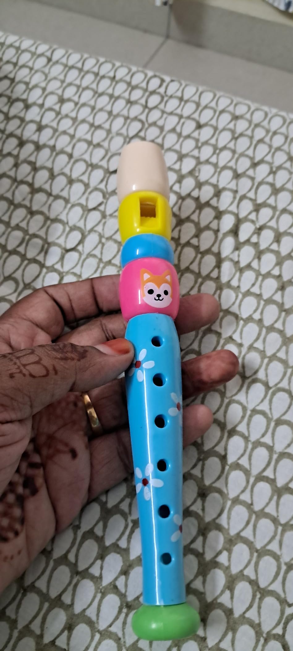 Buy Wooden Flute - (Random Design Will Send) Durable Musical Toy Return ...