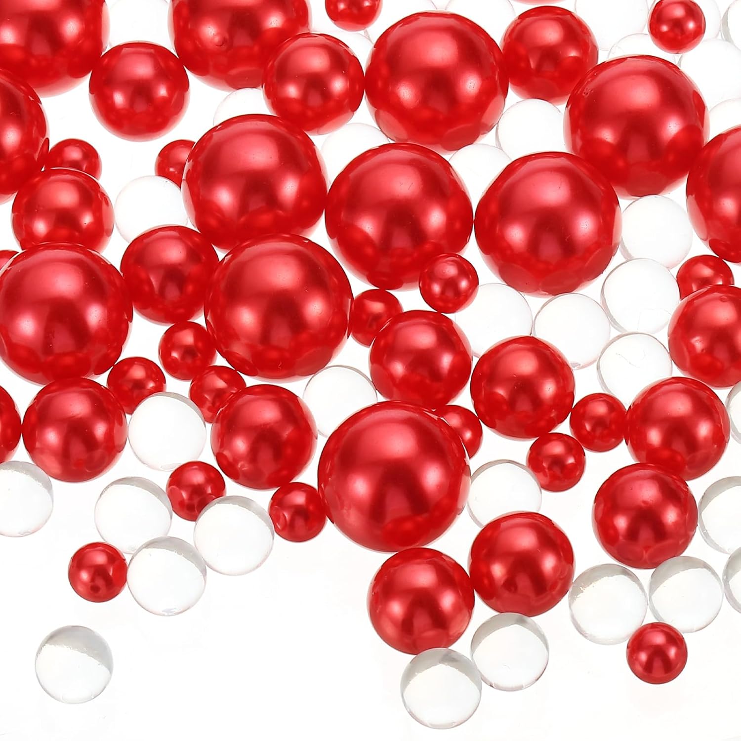 Amazon.com: PATIKIL 150 Red Plastic Round Vase Fillers Beads, 8/14/20mm ...