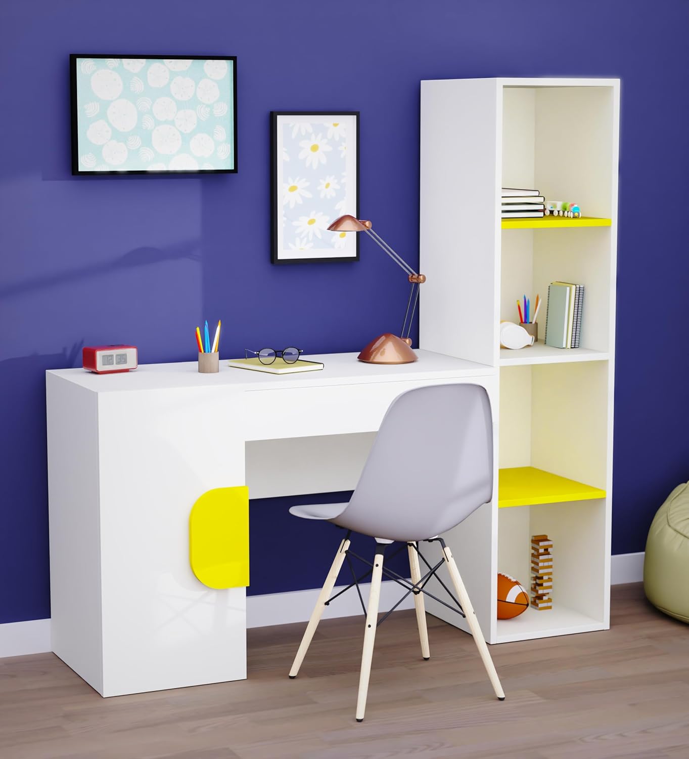boingg!, A HAPPY START Joy Ride Study Table in Matte Finish | Study ...