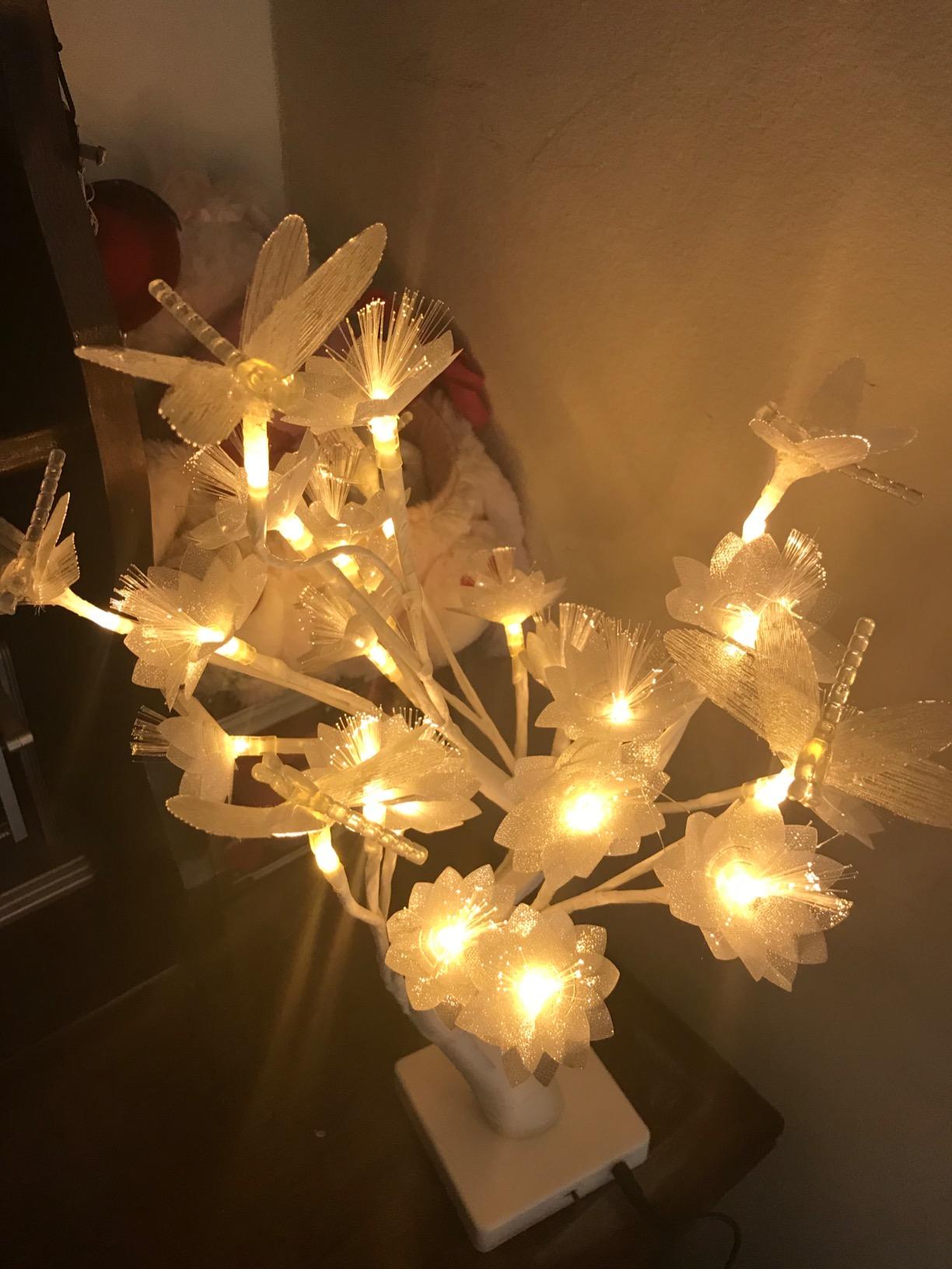 Amazon.com: Finether Table Lamp Adjustable Bee and Flower Desk Lamp |1. ...