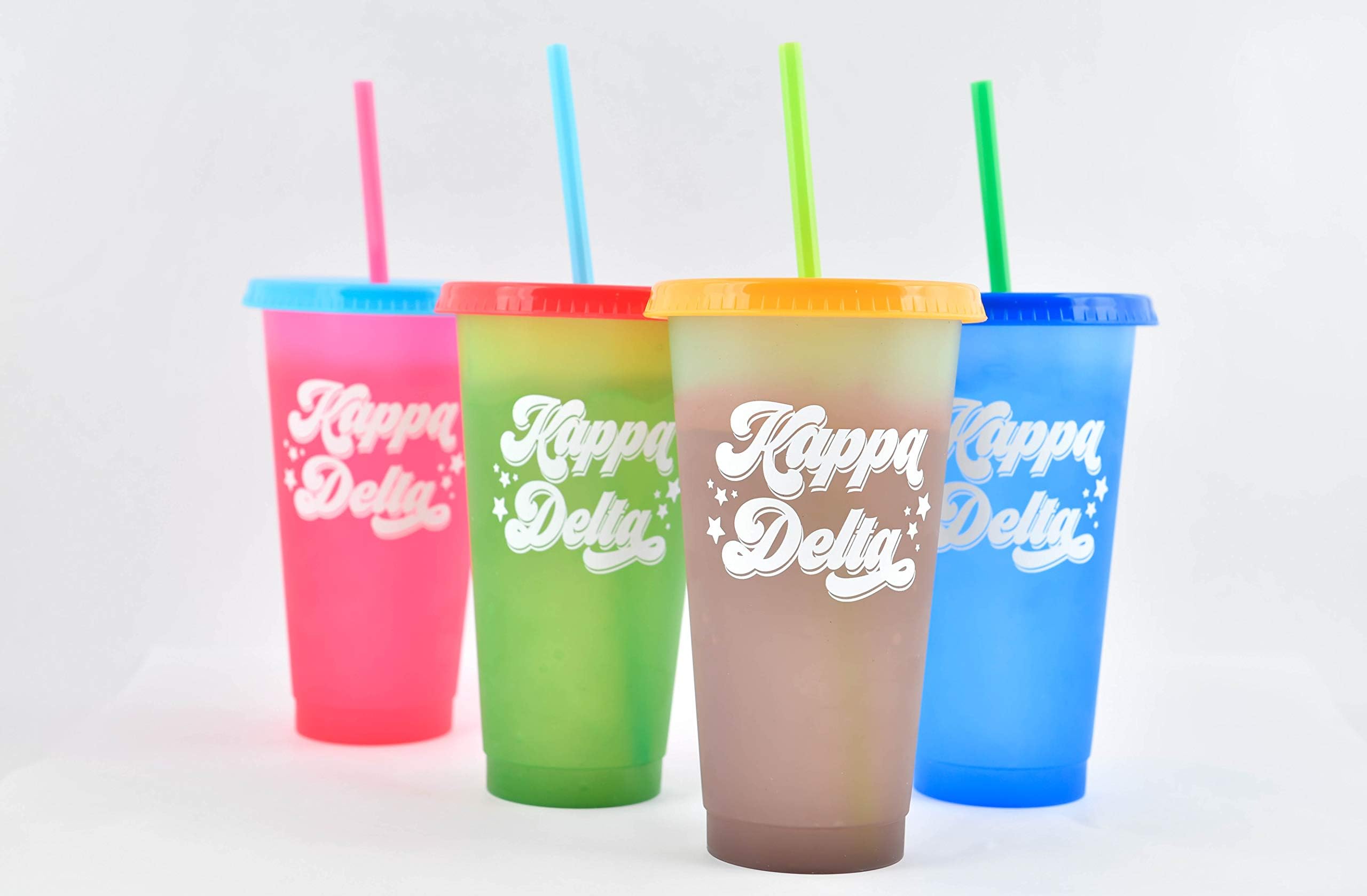 Amazon.com: Sorority Shop Delta Delta Delta Glitter Color Changing Cups ...