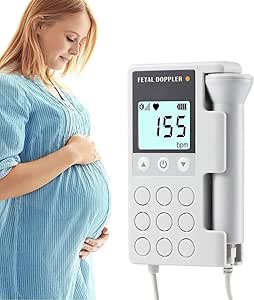 Amazon.com: Baby Heartbeat Fetal Doppler Monitor Pregnancy Monitor Bag ...