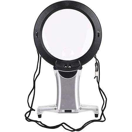 Amazon.com: QWORK Reading Magnifier, 2.5X & 4X Hands Free Chest Rest ...