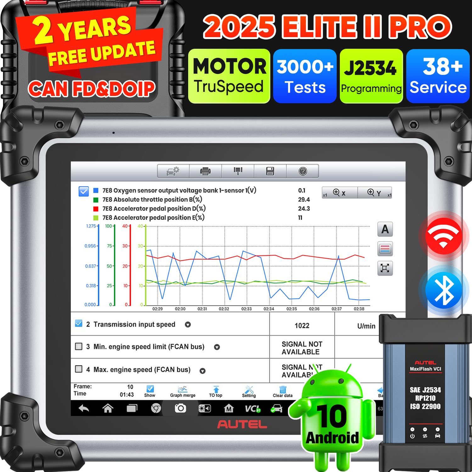 Buy 2025 Autel MaxiSys Elite II PRO, 2-Year Free Update [$2590] Elite 2 ...