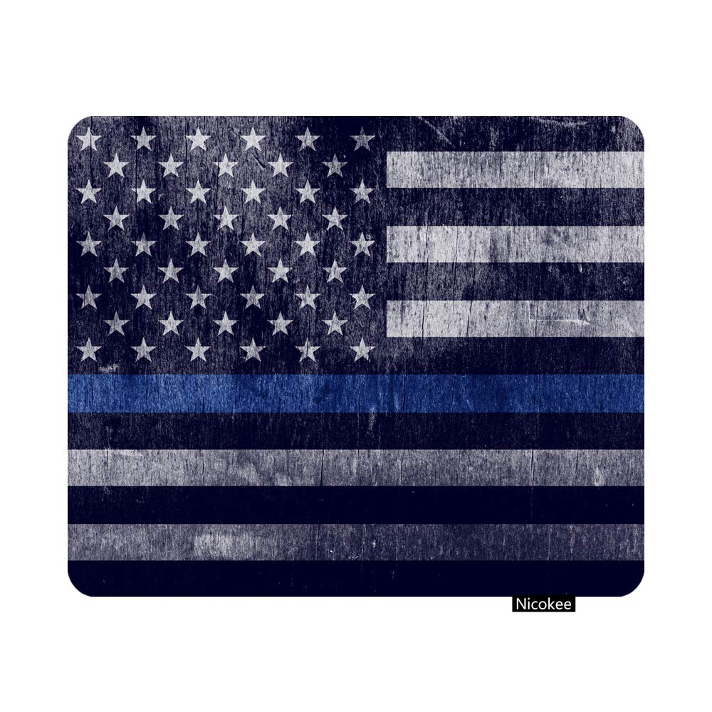 Amazon.com: Nicokee Gaming Mouse Pad Police Aged Law Enforcement ...
