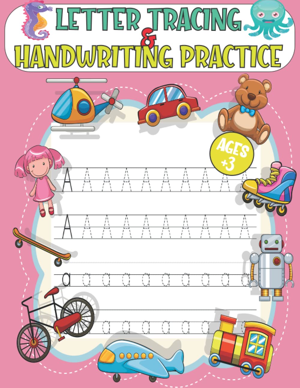Letter Tracing And Handwriting Practice Book Trace Letters And Coloring ...