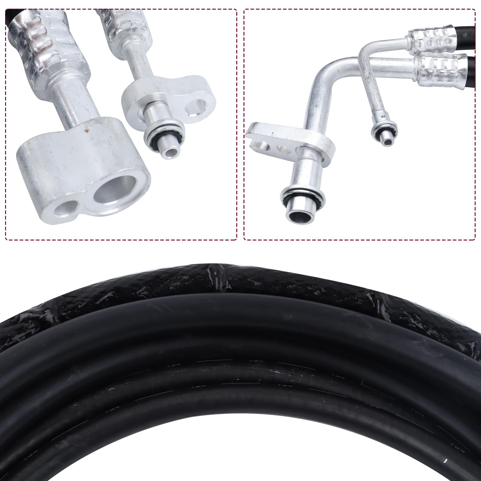 Snapklik.com : Rear AC Line Set YSH34913 Replacement Lines Air ...