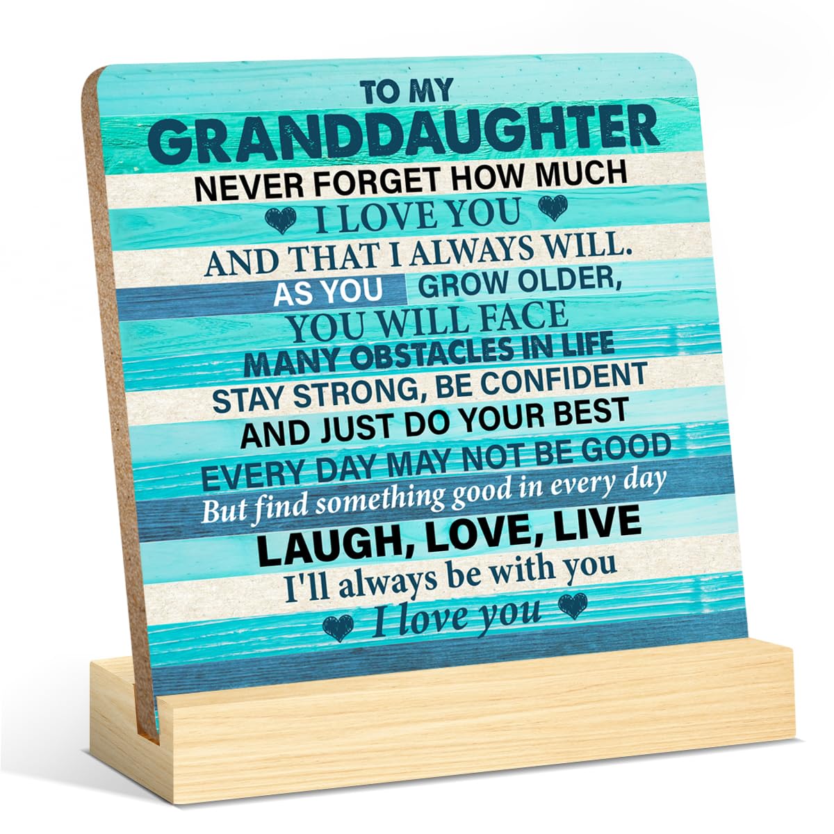 Amazon.com: Granddaughter Gift, Inspirational Gifts for Granddaughter ...