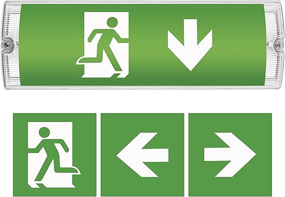 EMOS LED-Notbeleuchtung, Notausganglicht bis zu 3h Notfall-Modus ...