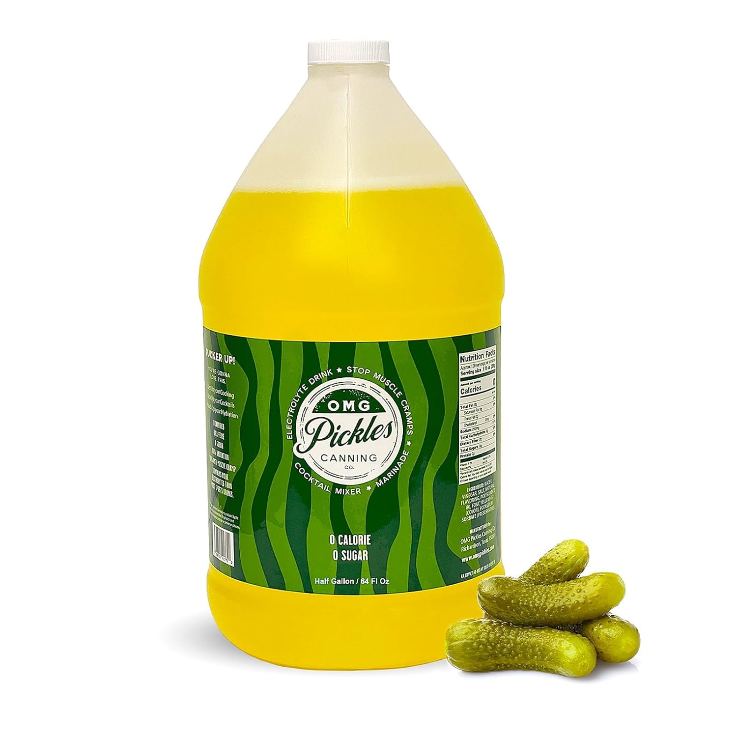 Amazon.com : OMG Pickles Dill Pickle Juice for Leg Cramps – Natural ...