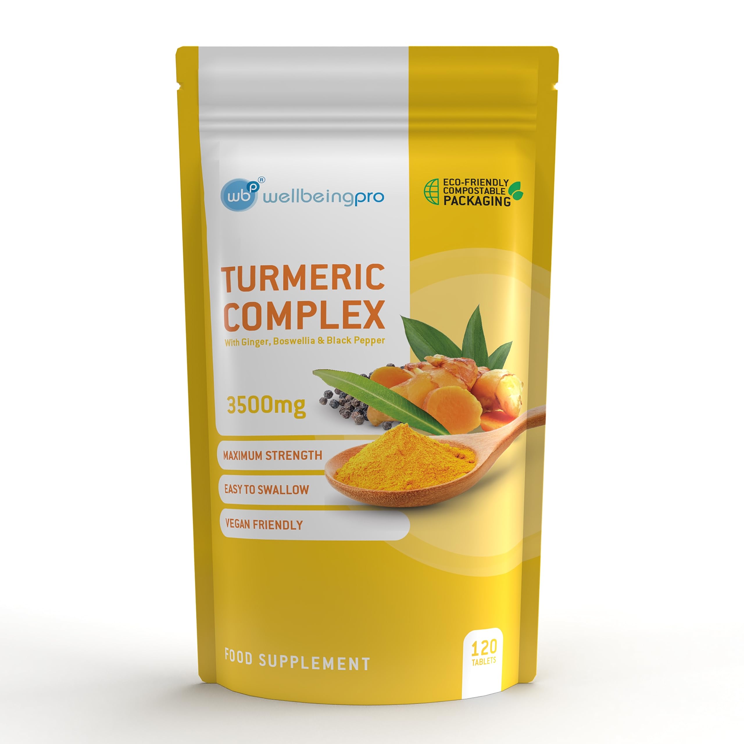 WBP Turmeric Complex 3500mg Maximum Strength (Up to 4 Months Supply ...