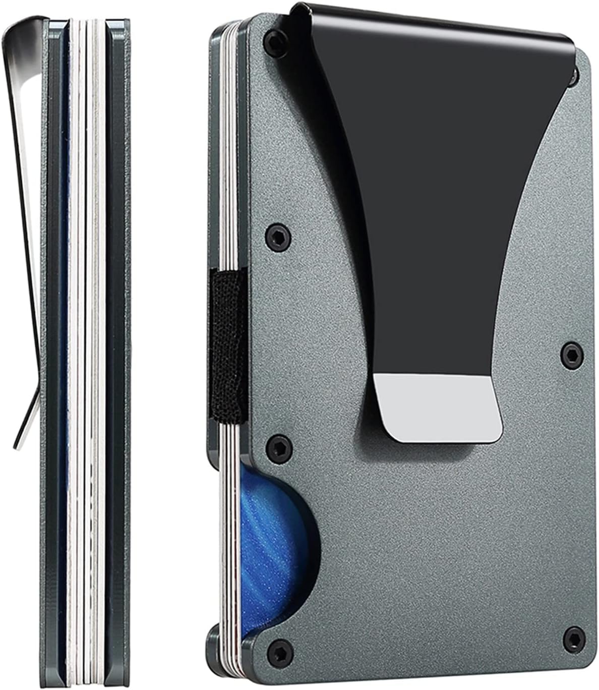 Amazon.com: Comkey Minimalist Wallets for Men - Carbon Fiber Wallet ...