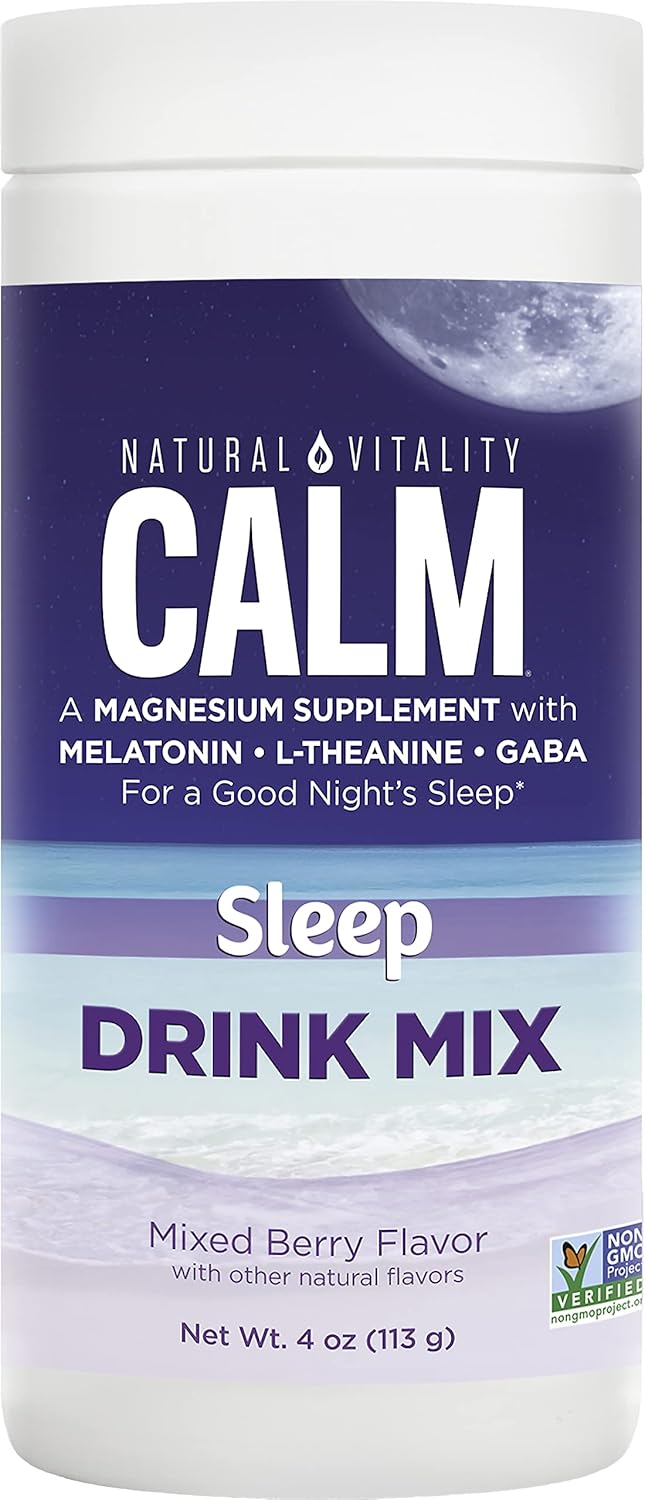 Amazon.com: Natural Vitality Calm Sleep Drink Mix with Magnesium and ...