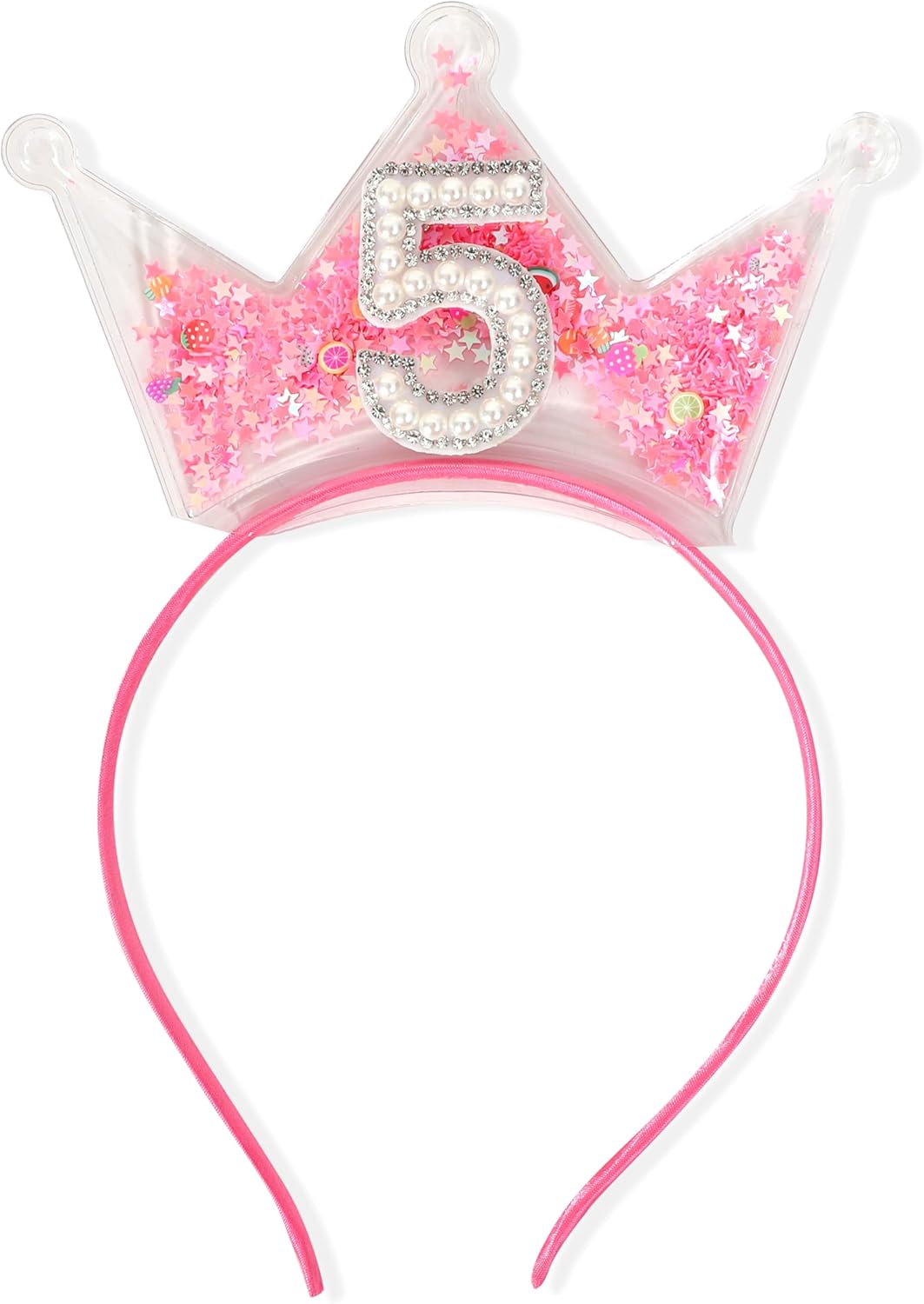 Amazon.com: LINGANA Birthday Crown Headbands for Girls - 2nd to 6th ...