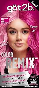 Got2b Color Remix, Customizable Semi-Permanent Hair Color, Shocking ...