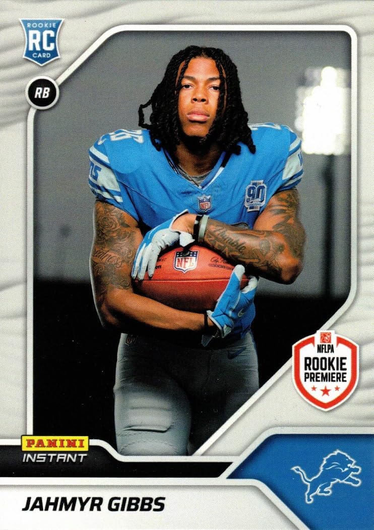 Amazon.com: 2023 Panini Instant Football #6 Jahmyr Gibbs Rookie Card ...