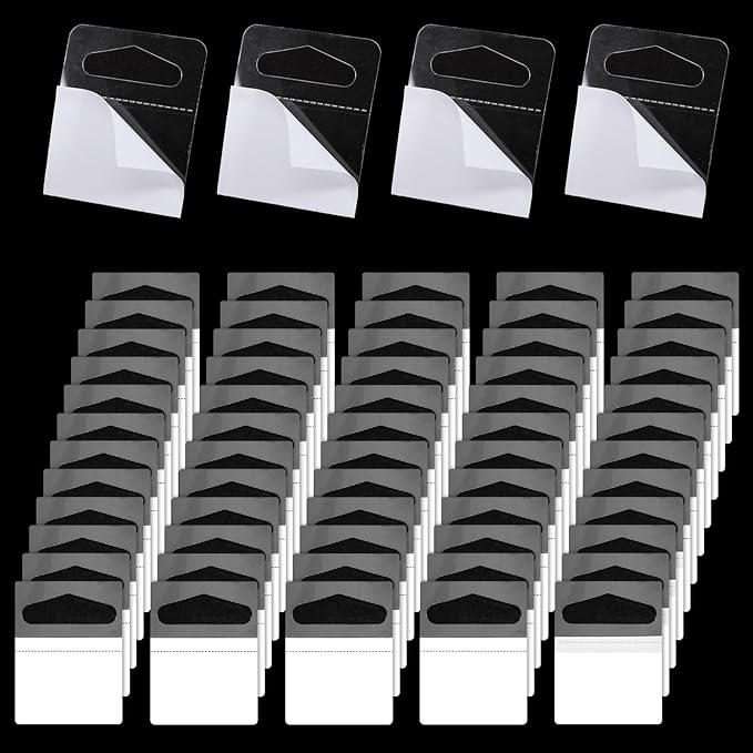 40 Pcs Picture Hanging Hooks for Picture Frames Adhesive Plastic Poster ...