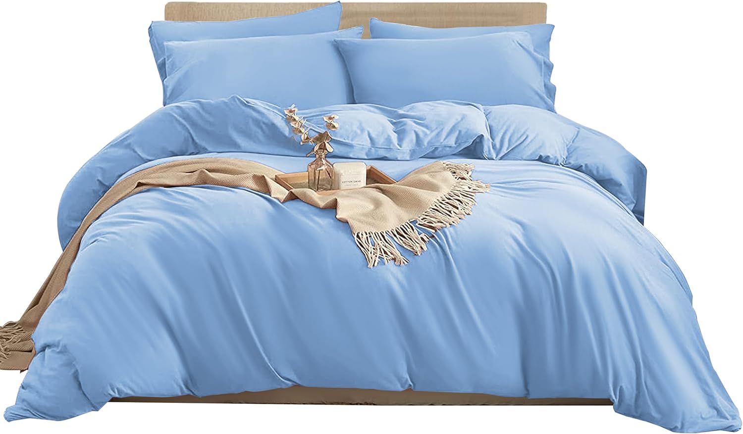 Imperial Rooms King Size Duvet Cover Sets – Brushed Microfiber 3 PCs ...
