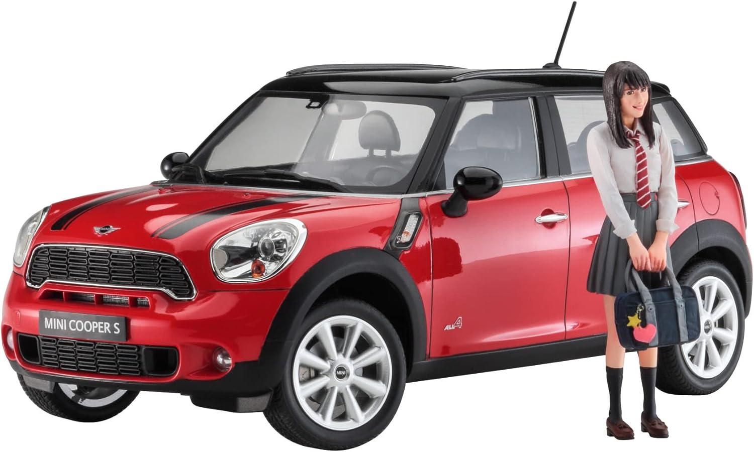 Amazon.com: Hasegawa SP559 1/24 Mini Cooper Countryman All 4 Figure ...