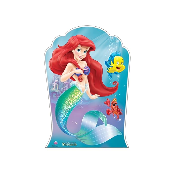 Buy Advanced Graphics Ariel and Friends Life Size Cardboard Cutout ...