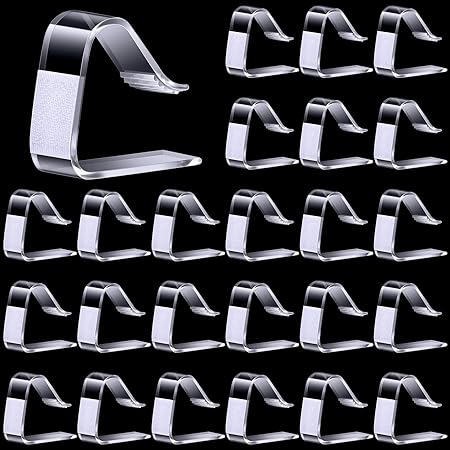 Amazon.com: Big Mo's Toys Clear Plastic Tablecloth Clips – Picnicking ...