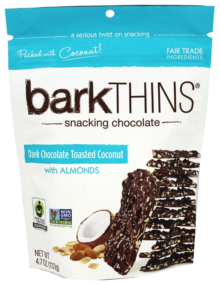 Amazon.com : barkTHINS - Snacking Chocolates Dark Chocolate Toasted ...