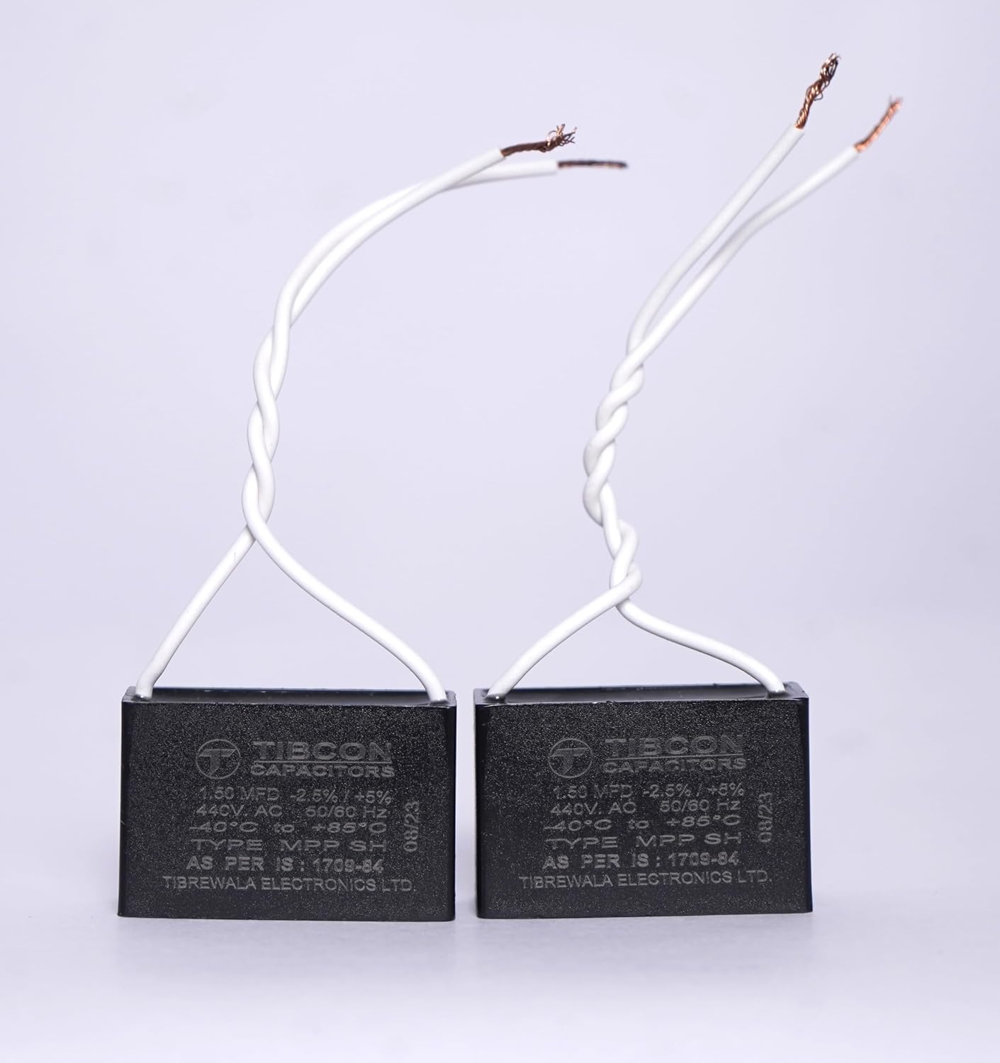 M&M HARIS Mickko 1.5 uf/MFD 440V Tibcon Capacitor for Wall Fan/Table ...