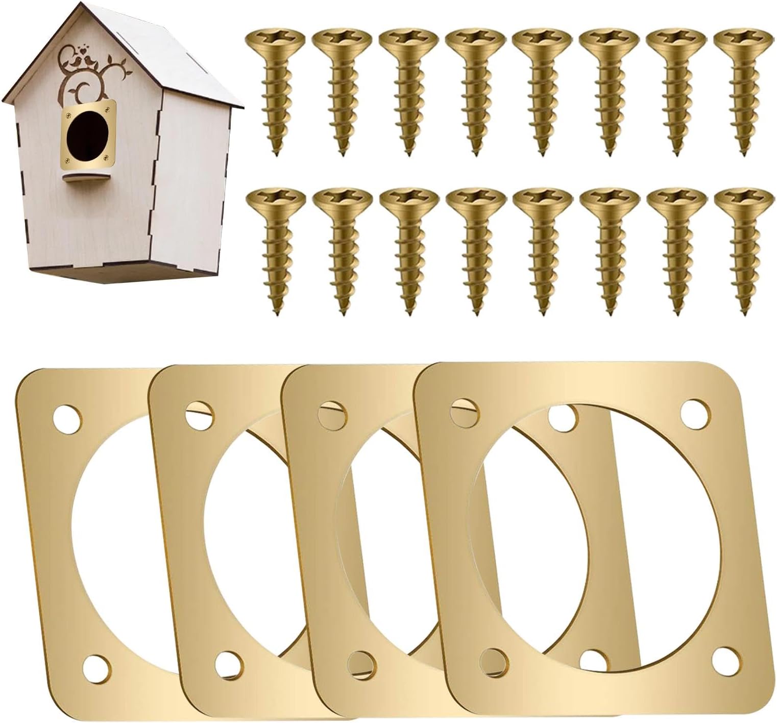 Amazon.com: 4 Bluebird House Guard - Metal Bird House Guard ...