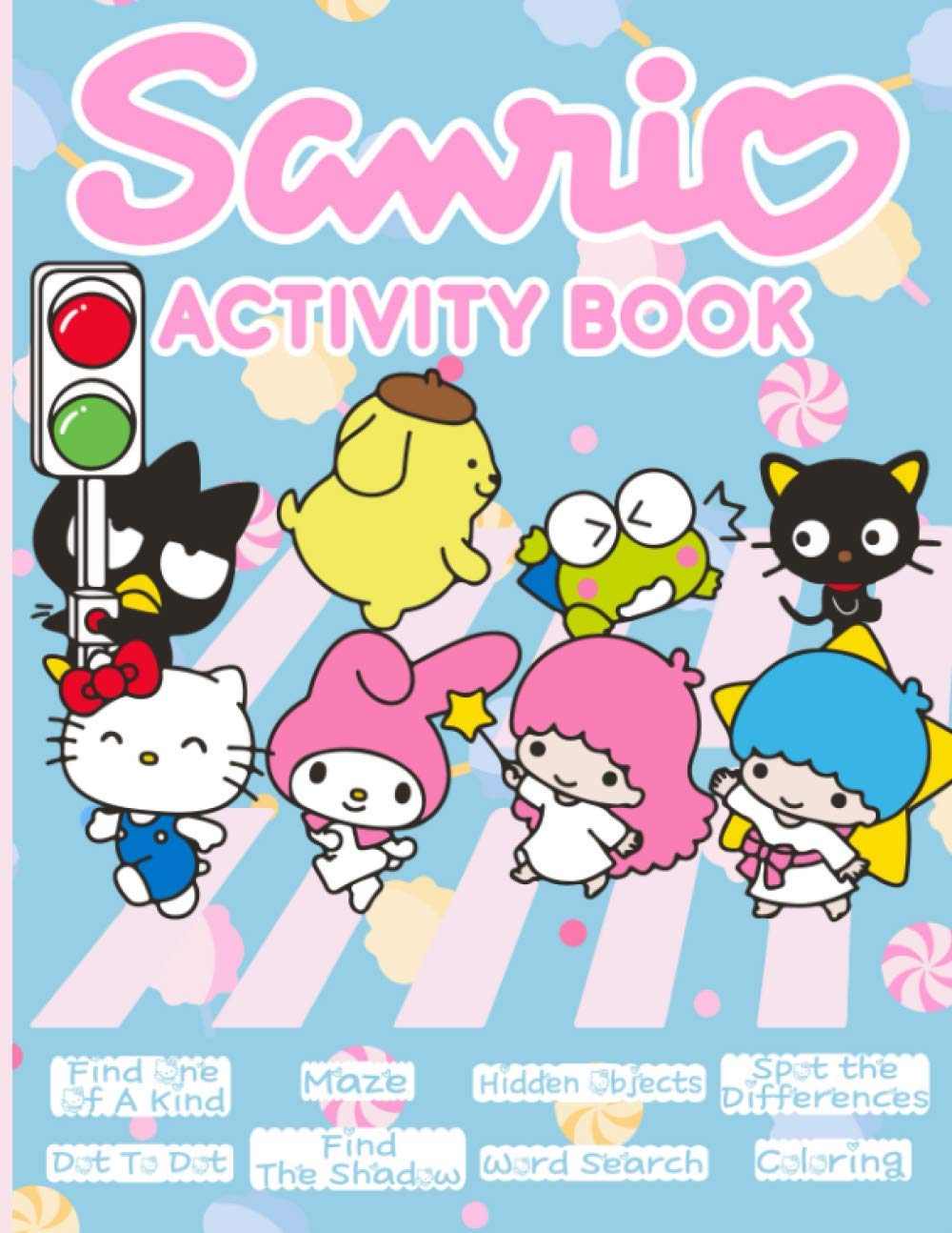 Sanrio Activity Book An Adult Kid Hidden Objects Find Shadow ...