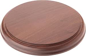 Amazon.com: Plymor Solid Walnut Round Wood Display Base with Ogee Edge ...