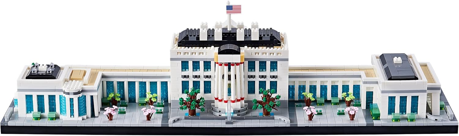Amazon.com: XIAODAN Architecture The White House Model Building Kit ...
