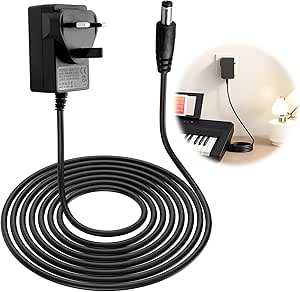 12V Power Adapter for Yamaha Keyboard, DC/AC 12V 2A Power Supply ...