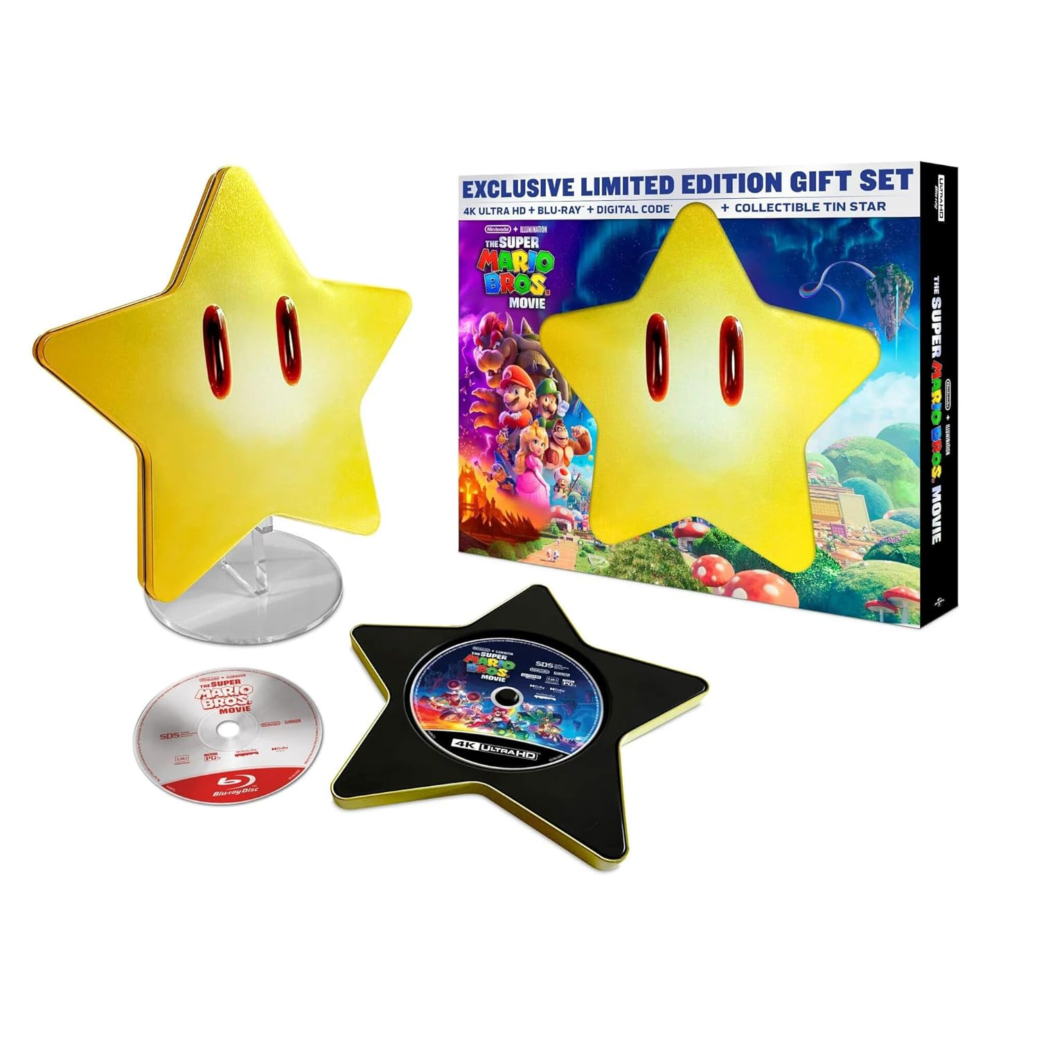 Amazon.com: Super Mario Bros. Movie (Exclusive) Limited Edition Giftset ...