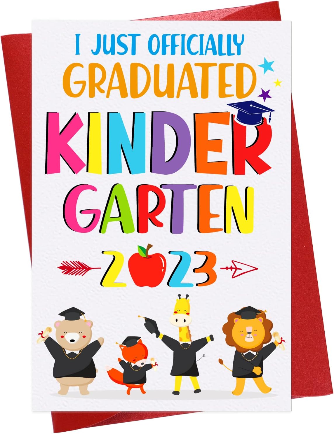 Amazon.com : PETCEE Kindergarten Graduation Cards for Kids,2023 ...