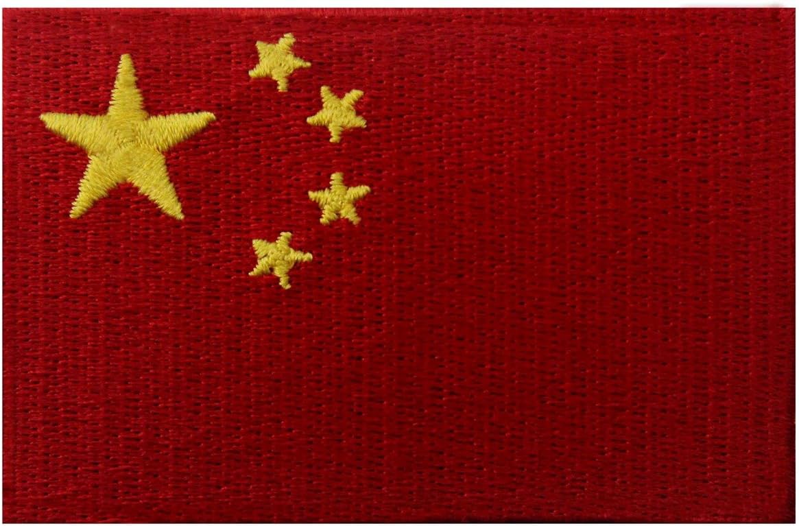 People's Republic of China Flag Patch Embroidered Chinese Applique Iron ...