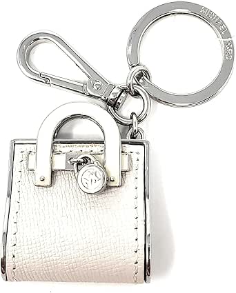 Michael Kors Leather Hamilton Key Fob/Charm, Vanilla at Amazon Women’s ...