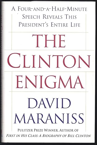 The CLINTON ENIGMA : A FOUR AND A HALF MINUTE SPEECH REVEALS THIS ...