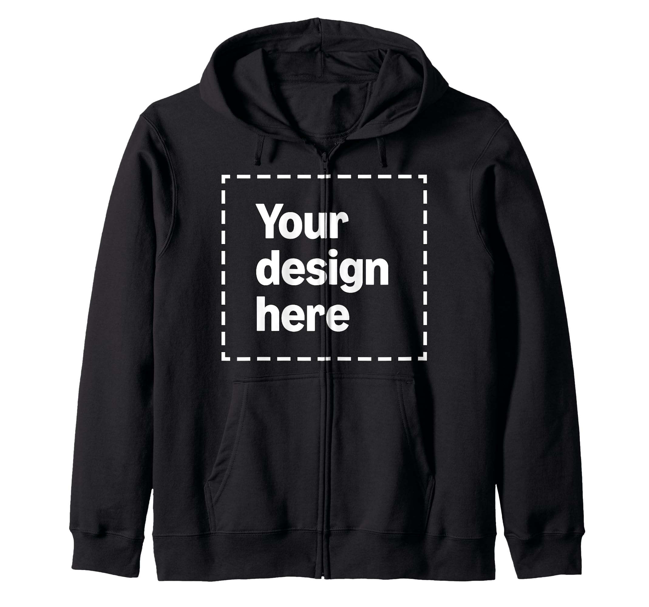 Amazon.com: Custom Zip Hoodie with Your Image for Men and Women by ...
