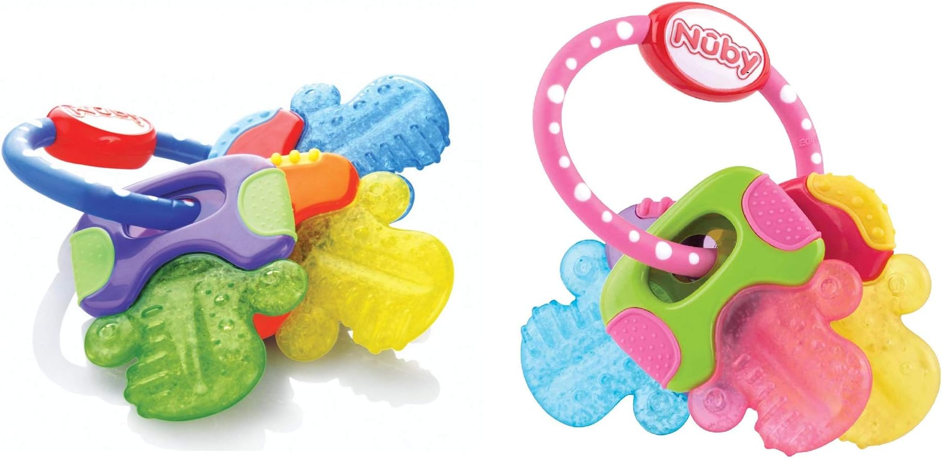 Amazon.com : BIGSPINACH 1 Soft Pink Dinosaur Teether for Babies and 1 ...