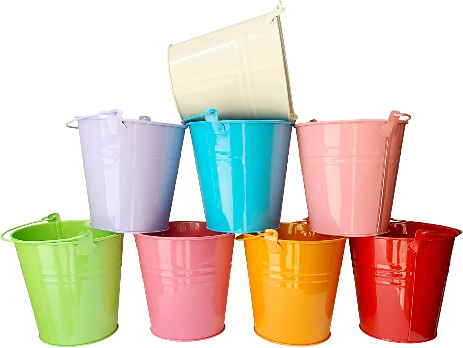 Amazon.com: LCJHOMTOO 2-in-1 Portable Flower Pots+Sand Buckets,5 Inch ...