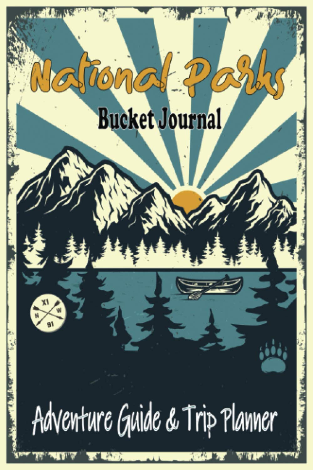 Buy National Parks Bucket Journal: America Passport & Stamp Book ...