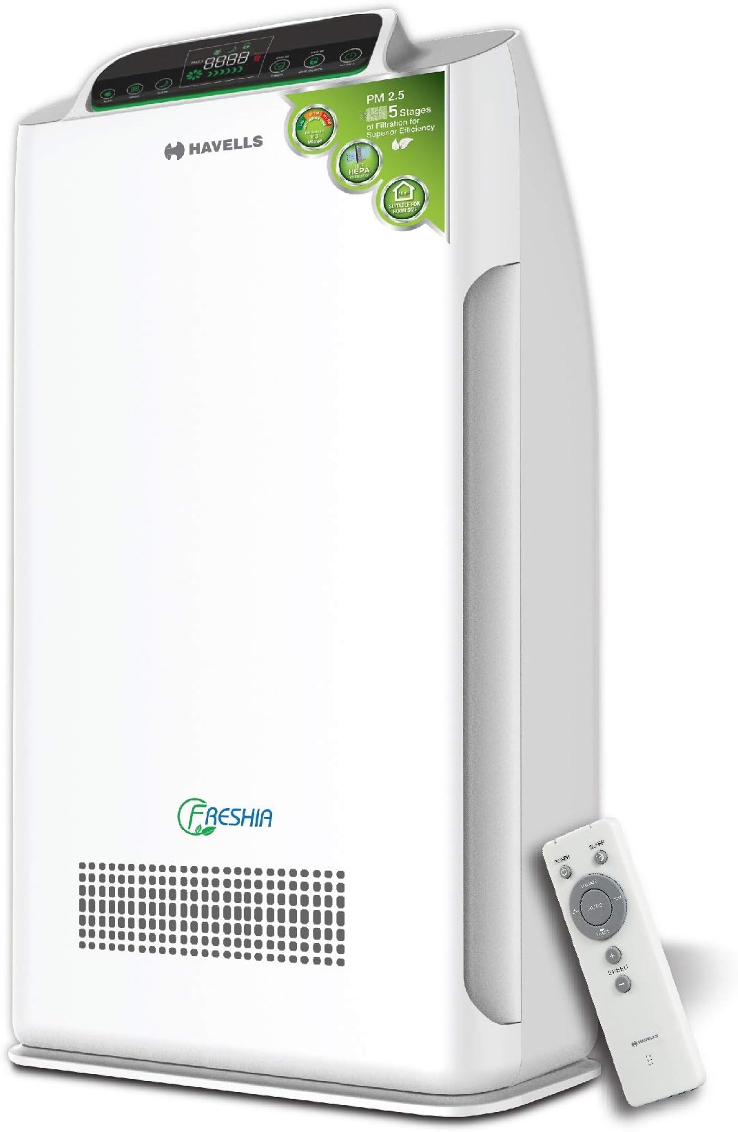 Buy Havells Freshia AP-40 80-Watt Air Purifier with Remote (White/Black ...